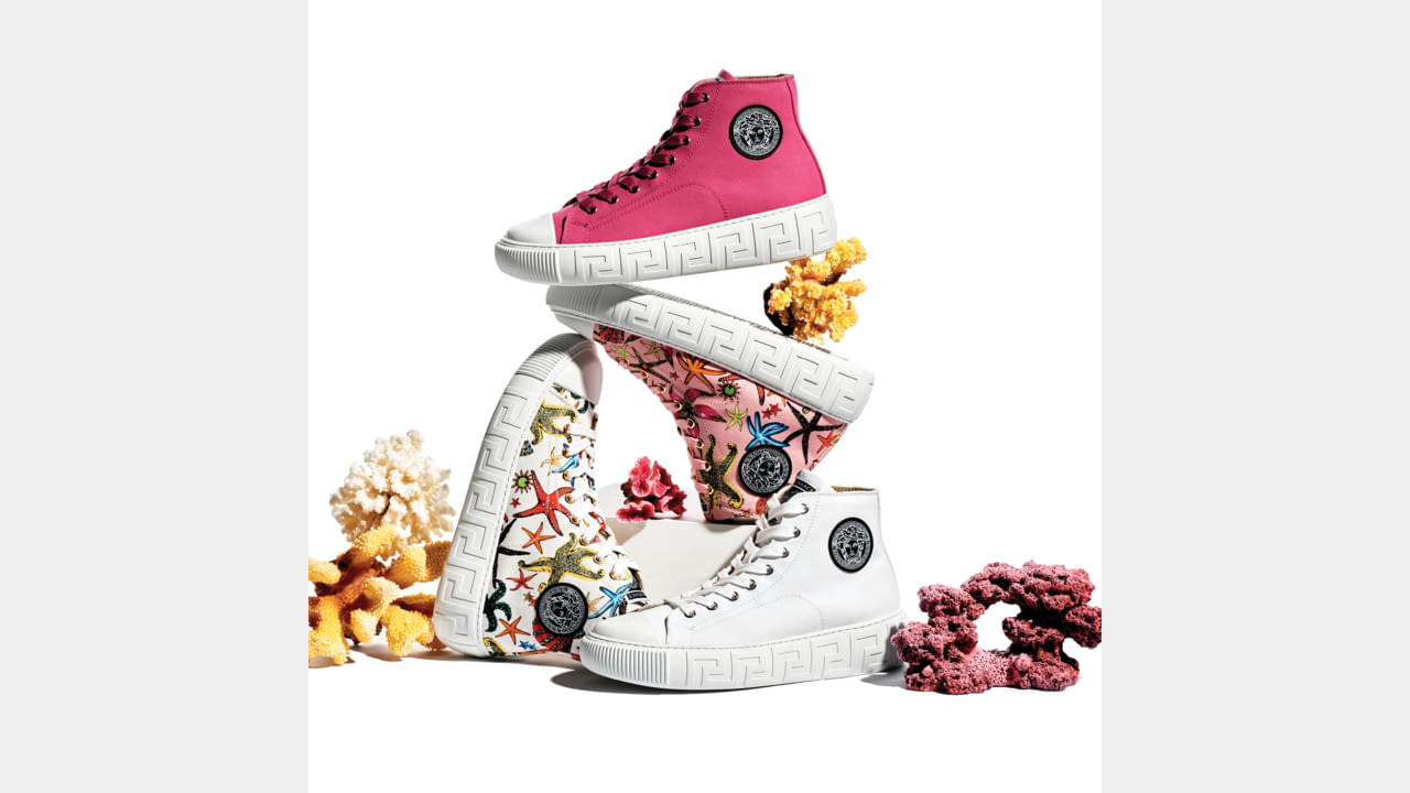 The article: Versace Launches the Greca Sneaker