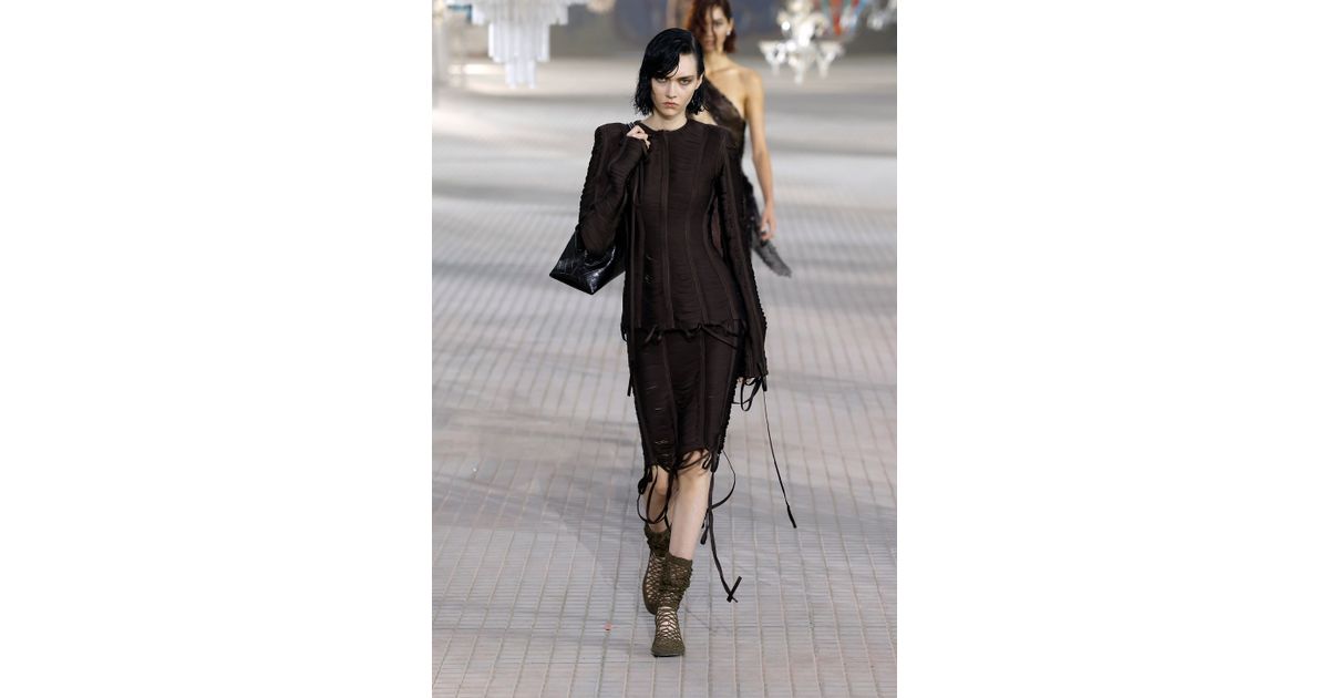 The Attico Spring-Summer 2025 womenswear #45 - Tagwalk: The Fashion ...